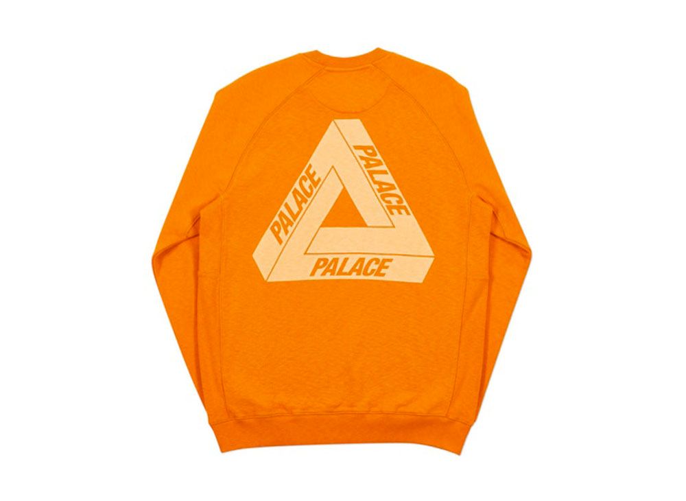 PALACE 2018FW Slub Crew "Orange" | SNKRDUNK