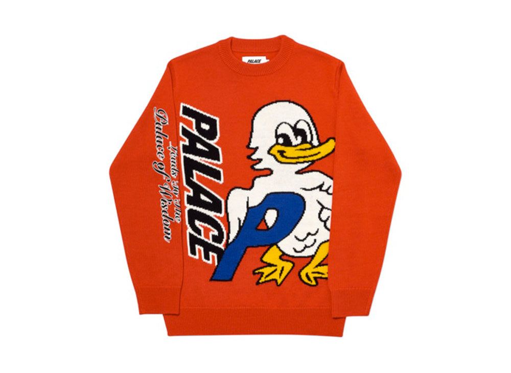 PALACE Duck Out Knit "Red" | SNKRDUNK