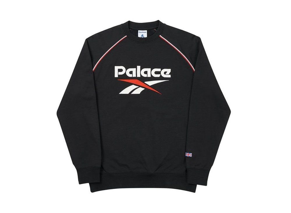 PALACE Reebok P-Bok Crew "Black" | SNKRDUNK