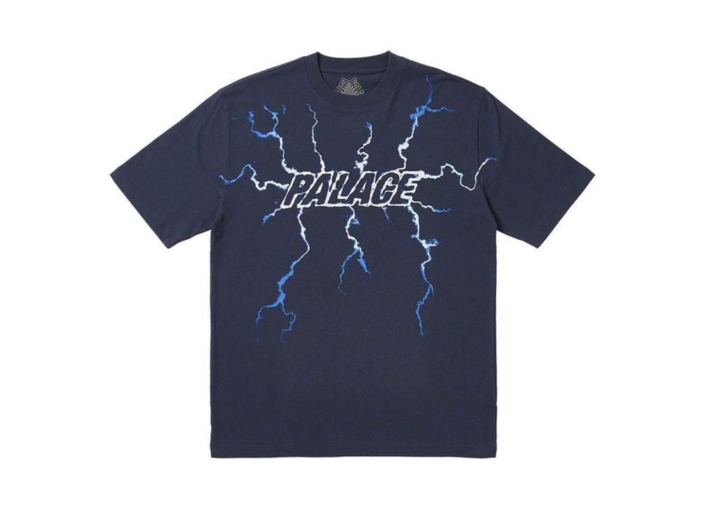 PALACE Fully Charged T-Shirt "Navy" | SNKRDUNK