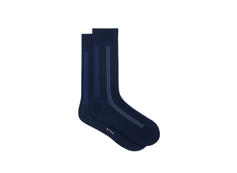 Paul Smith Three Stripe Socks "Navy" | SNKRDUNK