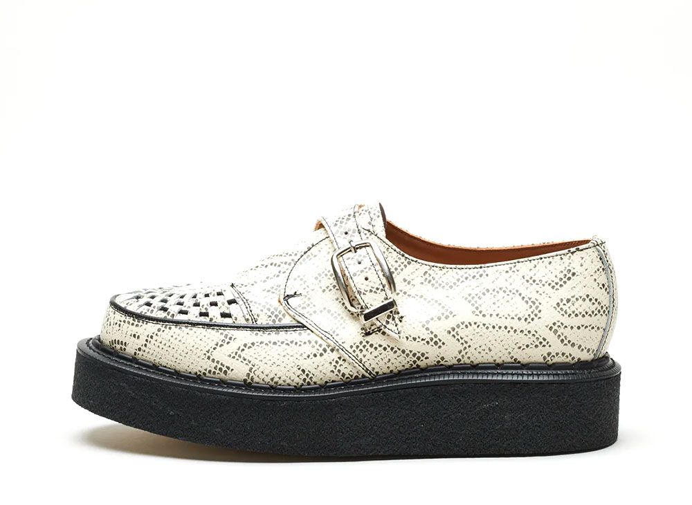 GEORGE COX WMNS Skipton Monk "Python" Print Leather S-ALASKA-VI-286 ...