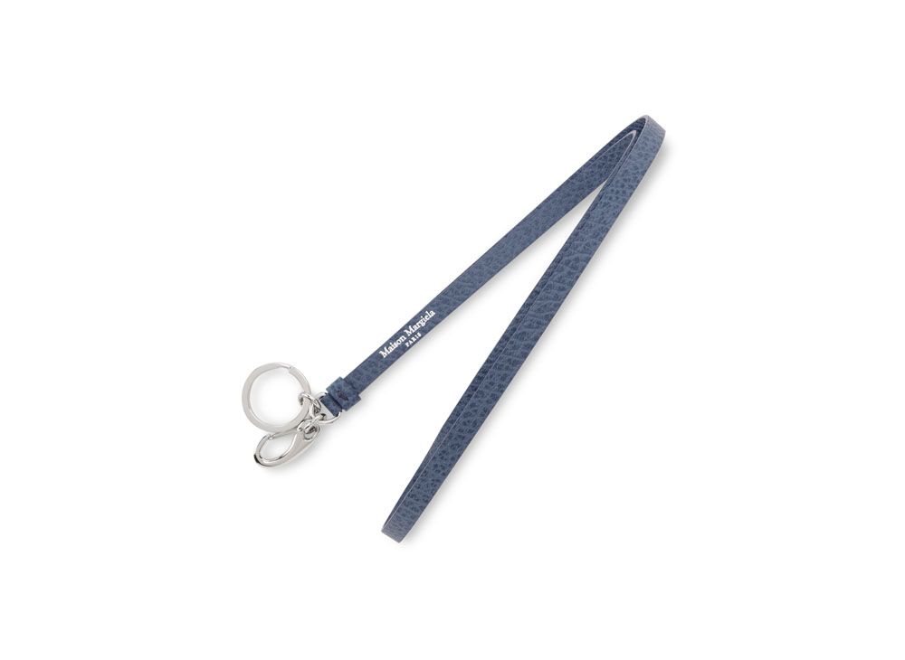 Maison Margiela Printed Logo Neck Keyring "Slate Blue" | SNKRDUNK