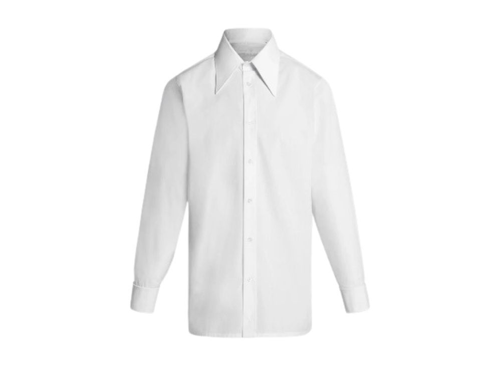 メゾンマルジェラ ポイントカラーシャツ "ホワイト" S67DT0003S43001100の新品/中古フリマ(通販)｜スニダン