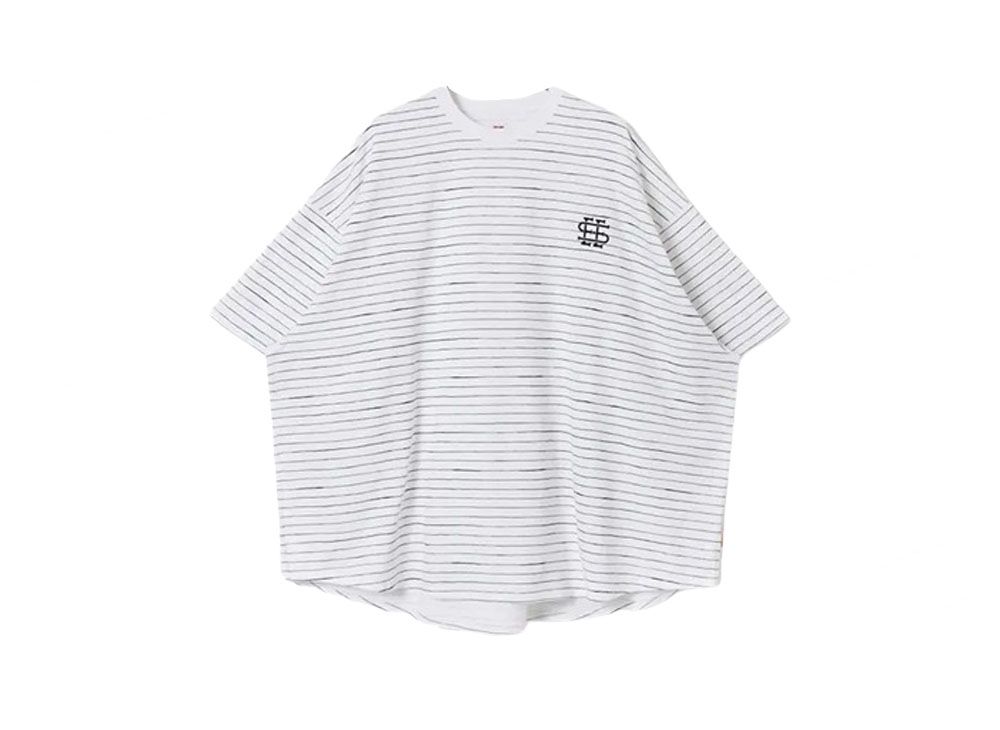 SEE SEE Super Big Round SS Tee Basic Border "White"の新品/中古フリマ(通販)｜スニダン