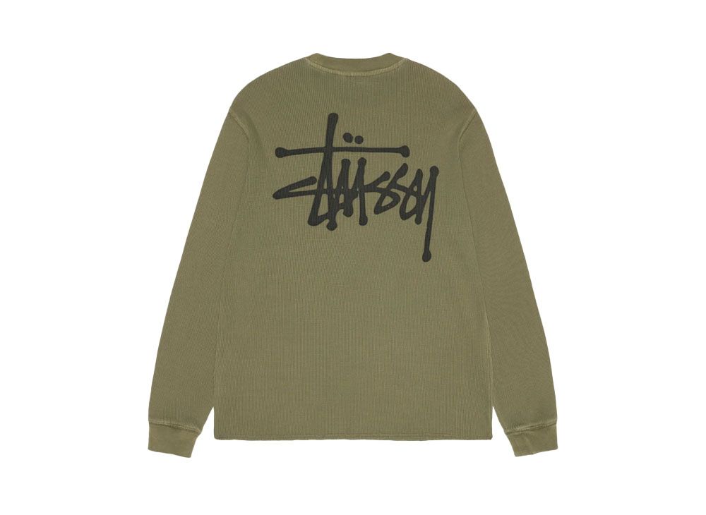 Stussy Basic Stock LS Thermal "Olive"の新品/中古フリマ(通販)｜スニダン
