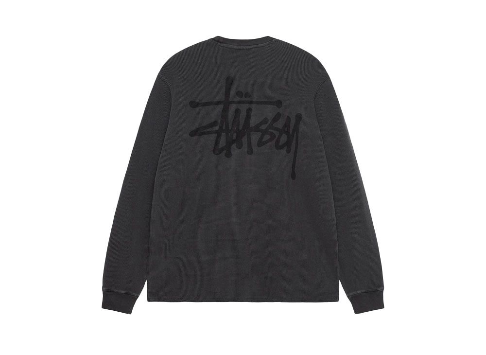 Stussy Basic Stock LS Thermal "Washed Black"の新品/中古フリマ(通販)｜スニダン