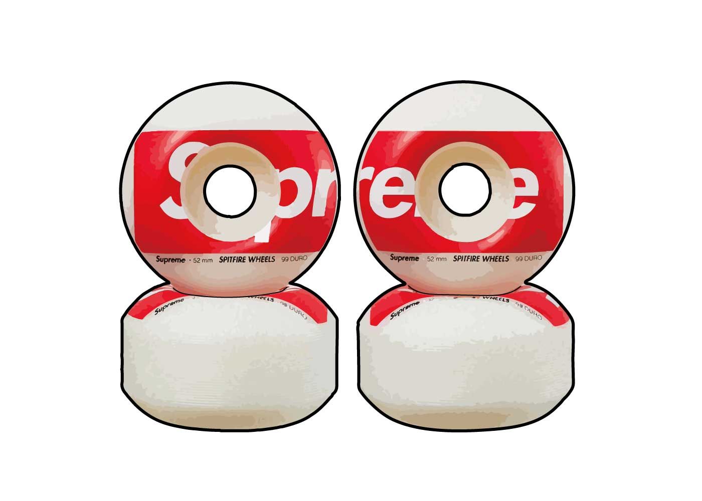 Supreme / Spitfire Shop Wheels (Set Of 4) "White 52mm"(23SS)の新品/中古フリマ ...