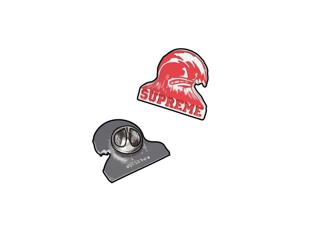 Supreme Wave Pin "Red"の新品/中古フリマ(通販)｜スニダン