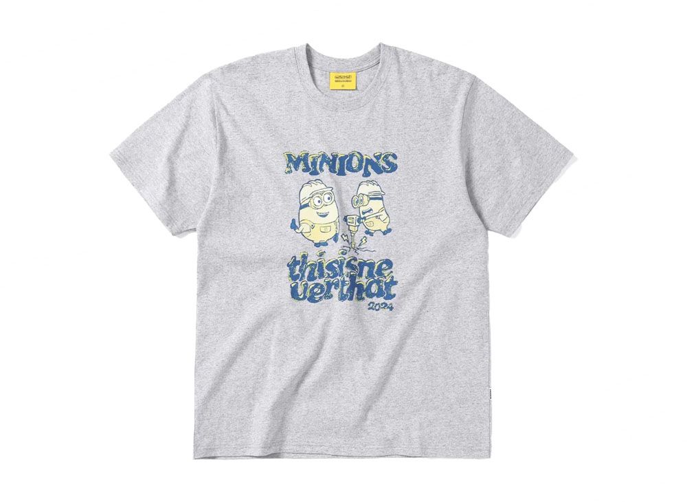 thisisneverthat x TNT MINIONS Tee "Heather Grey" | SNKRDUNK