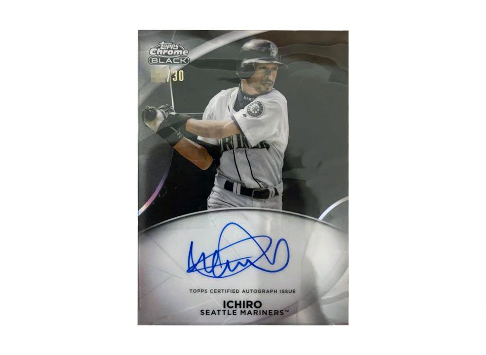 Ichiro Autographed [/30 CPA-I](2024 Topps Chrome Black) | SNKRDUNK
