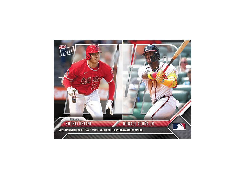 Shohei Ohtani / Ronald Acuna Jr. [OS-18](2023 MLB Topps NOW JP Card ...