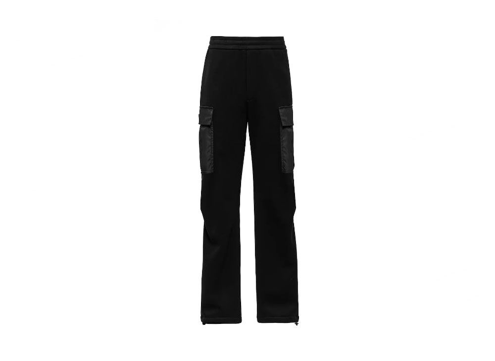 プラダ リナイロンディテール付 コットンフリース パンツ "ブラック" UJP228_11JE_F0806_S_OOOの新品/中古フリマ(通販)｜スニダン