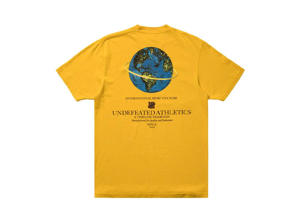 UNDEFEATED INTERNATIONAL SPORT S/S TEE - 80254 "Yellow" | SNKRDUNK