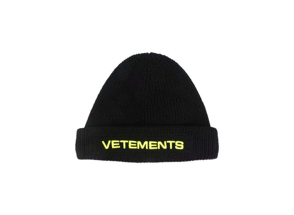 VETEMENTS Logo Venny "Black Neon Green" | SNKRDUNK