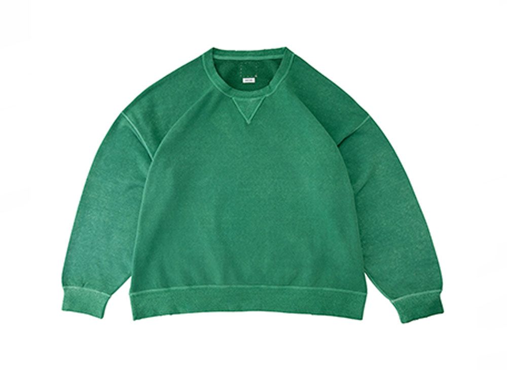 visvim AMPLUS SWEAT L/S (UNEVEN DYE) "Green"の新品/中古フリマ(通販)｜スニダン