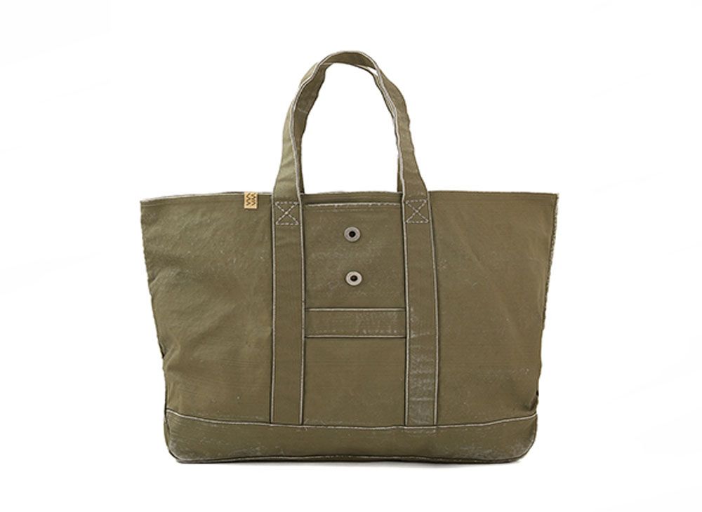 visvim HOMER TOTE (XL) "Olive" | SNKRDUNK