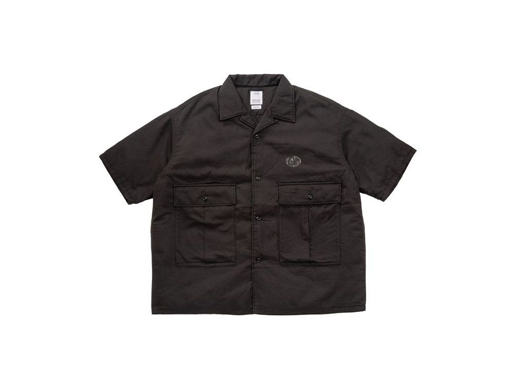 visvim Cornet Down Shirt S/S "Black" | SNKRDUNK