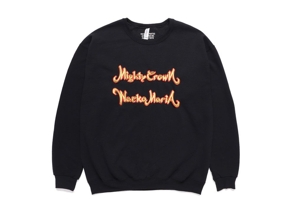 WACKO MARIA MIGHTY CROWN / SWEAT SHIRT "Black" | SNKRDUNK