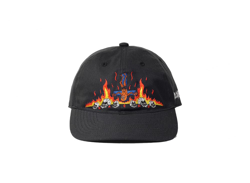WACKO MARIA Neckface / 6 Panel Cap "Black" | SNKRDUNK