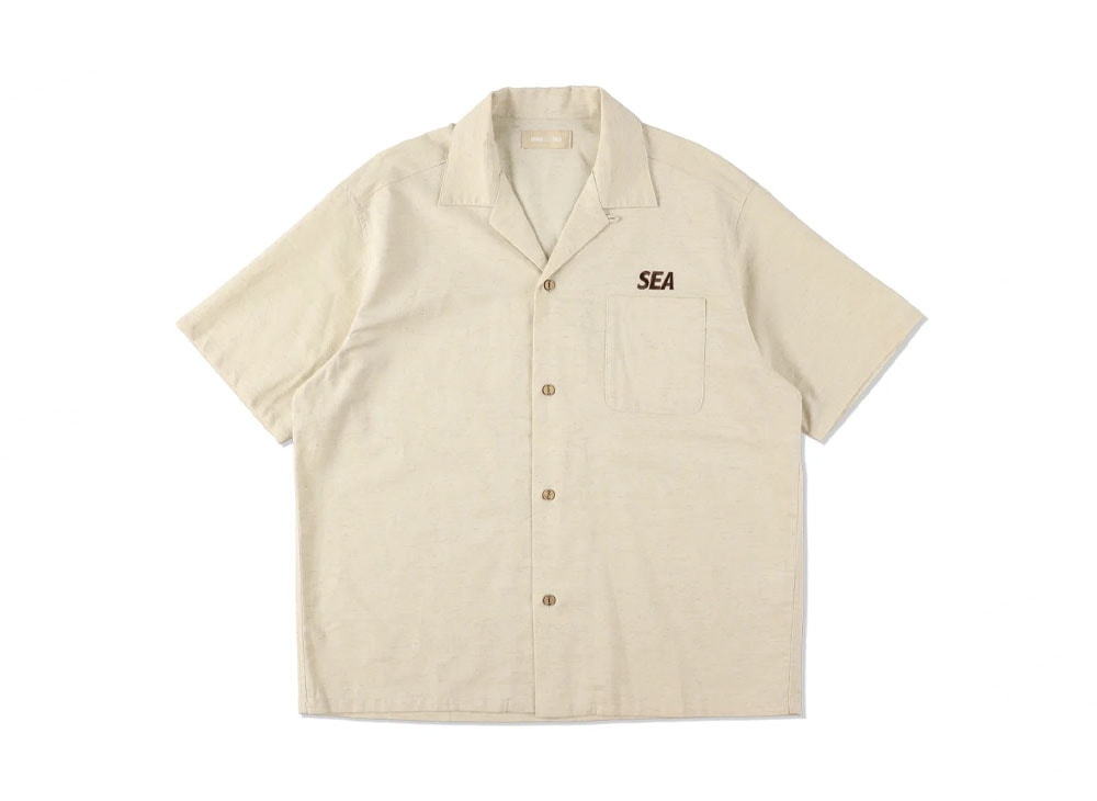 WIND AND SEA Sea Ess Linen Shirt "Ivory" | SNKRDUNK