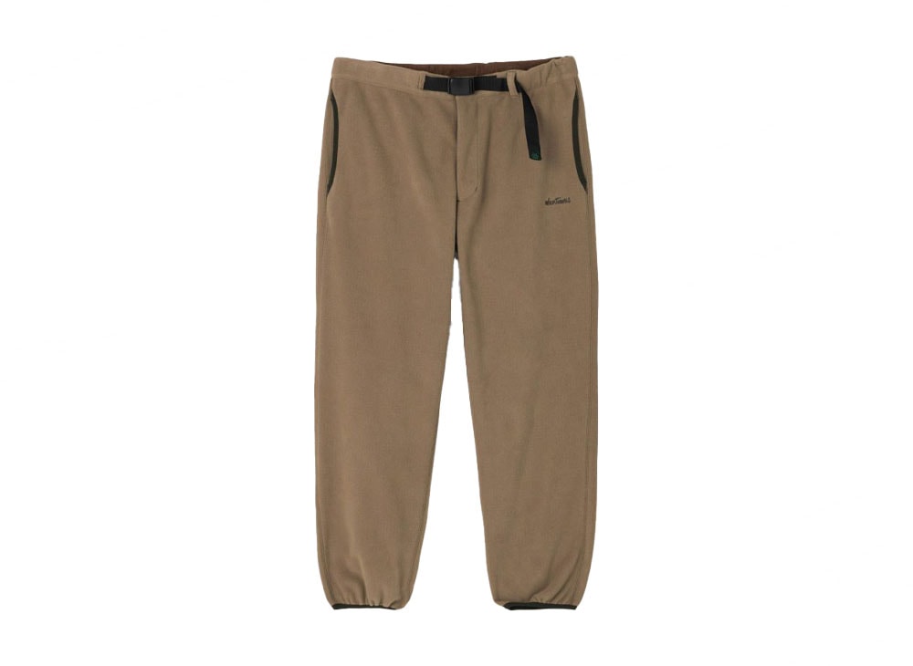 WILD THINGS Grid Fleece Pants "Mocha" | SNKRDUNK