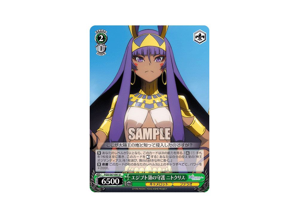 Protecting Egypt Nitocris U [FGO/S87-041](Booster Pack "The Movie Fate ...