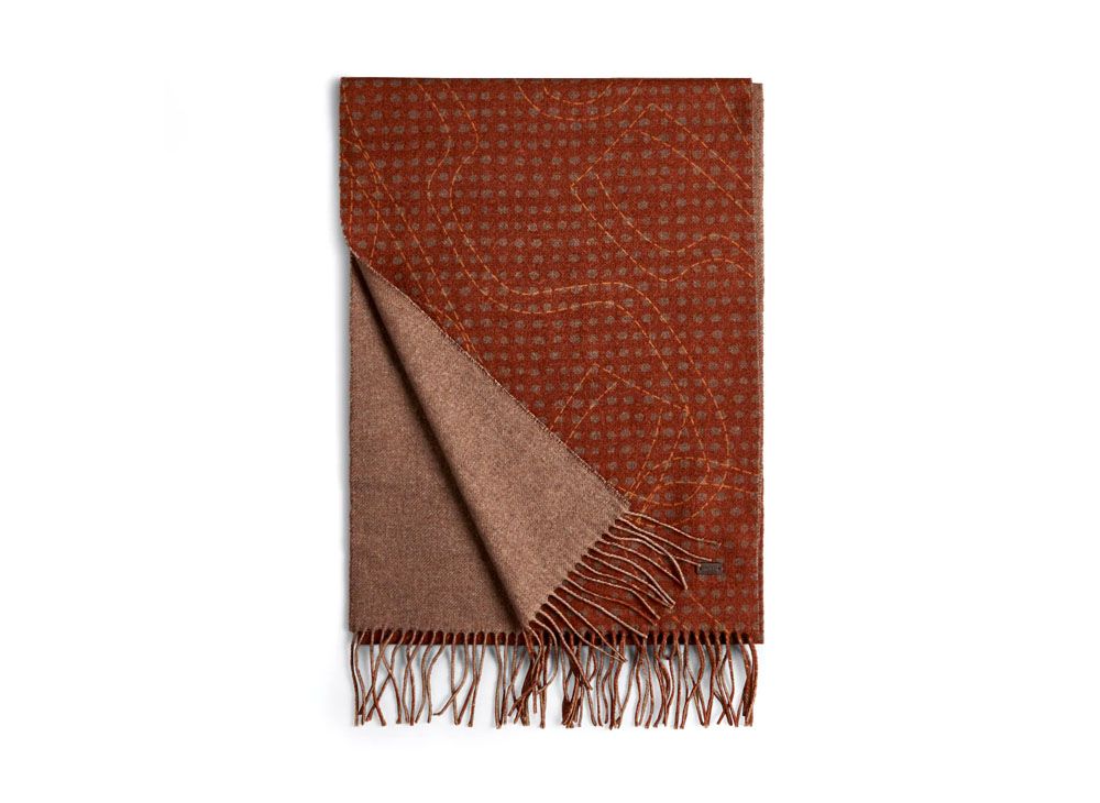 TOD'S Cashmere Blend Scarf "Brown" | SNKRDUNK