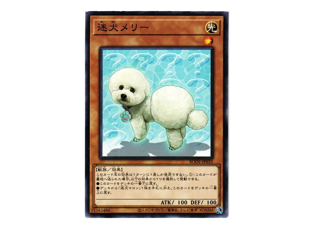 Outstanding Dog Mary NR [BODE-JP035](Burst Of Destiny) | SNKRDUNK