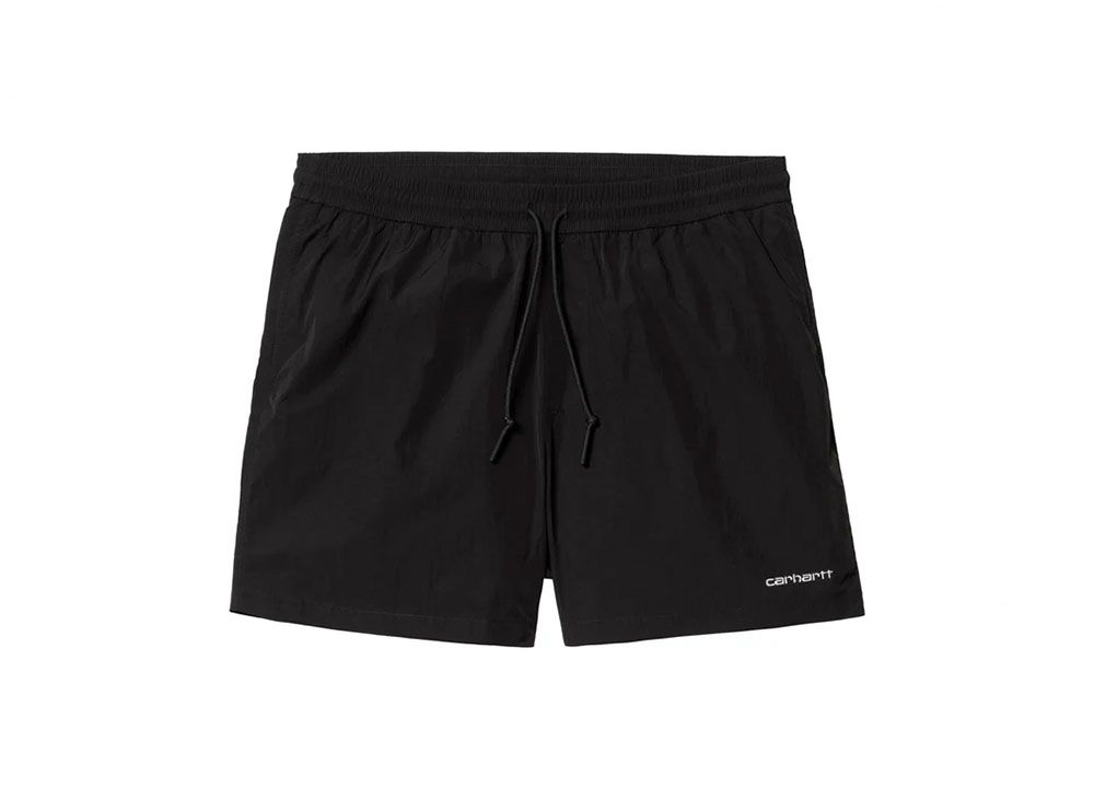 Carhartt Tobes Swim Trunks "Black/White" | SNKRDUNK