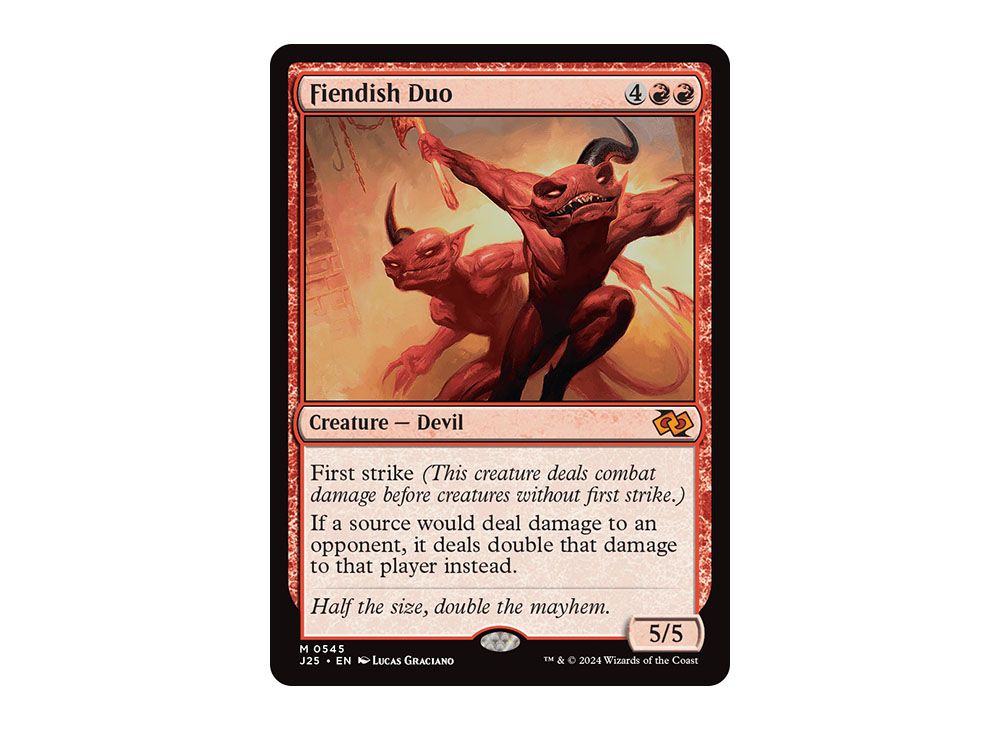 Fiendish Duo M [J25 0545] [EN](Foundations) | SNKRDUNK