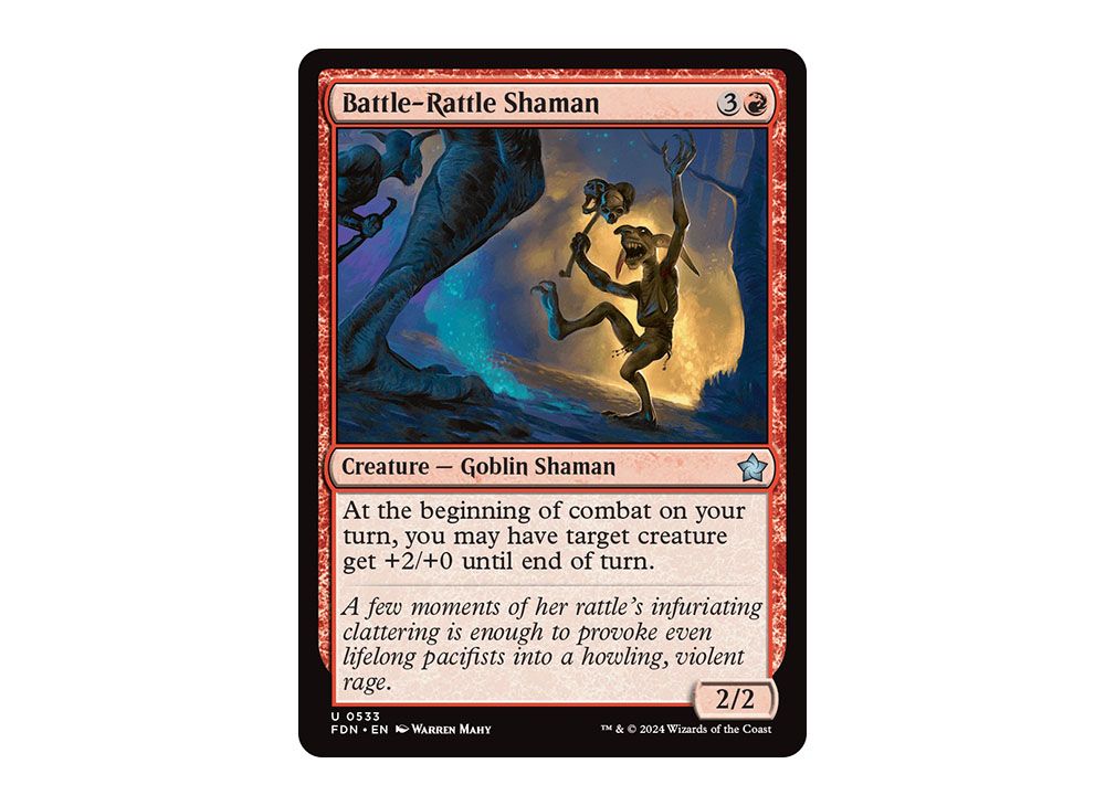 Battle-Rattle Shaman U [FDN 0533] [EN](Foundations) | SNKRDUNK