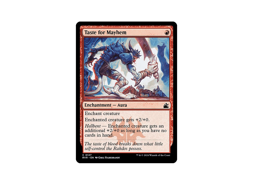 Taste for Mayhem C :Foil [RVR 0127] [EN](Ravnica Remastered) | SNKRDUNK