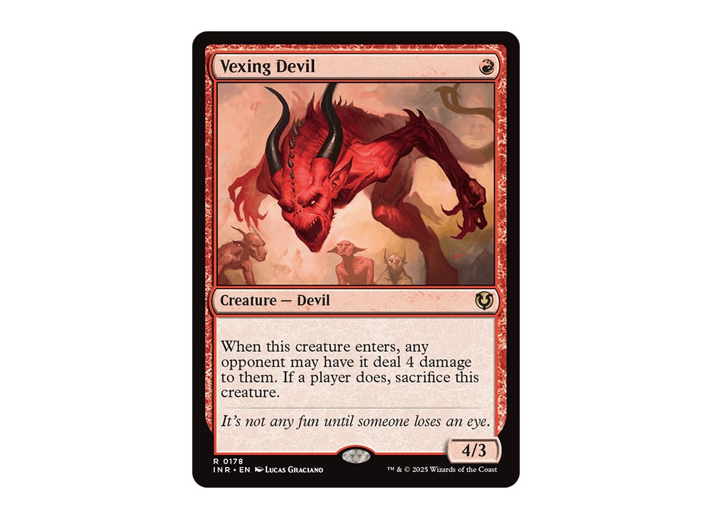 Vexing Devil R :Foil [INR 0178] [EN](Innistrad Remastered) | SNKRDUNK