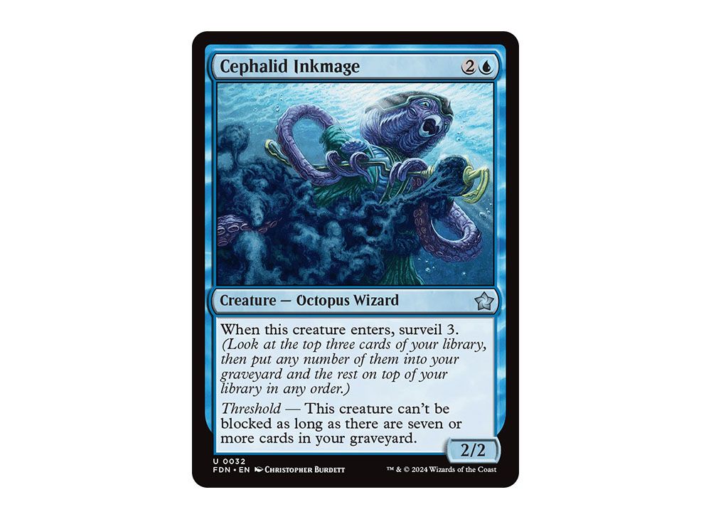 Cephalid Inkmage U :Foil [FDN 0032] [EN](Foundations) | SNKRDUNK