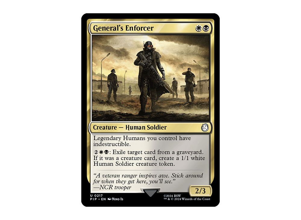 General's Enforcer U :Foil [PIP 0217] [EN](Fallout) | SNKRDUNK