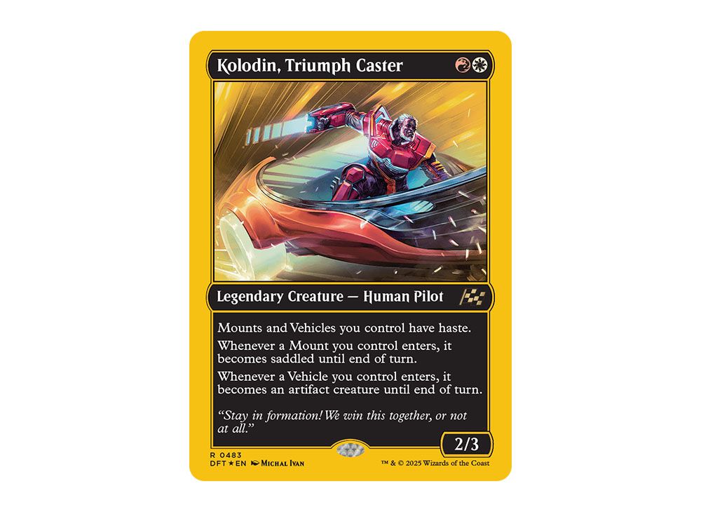 Kolodin Triumph Caster R :Foil [DFT 0483] [EN](Aetherdrift) | SNKRDUNK