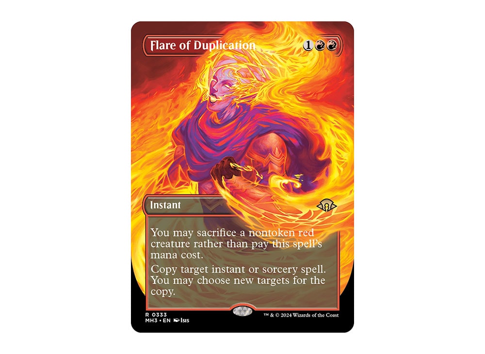 Flare of Duplication R :Foil :Borderless [MH3 0333] [EN](Modern ...