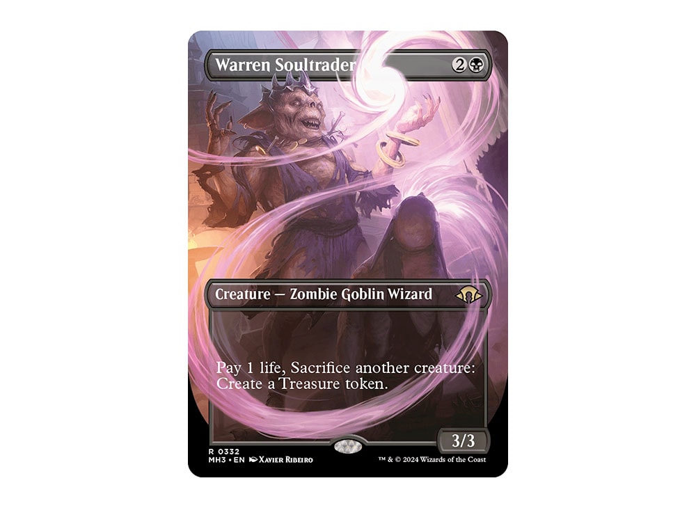Warren Soultrader R :Foil :Borderless [MH3 0332] [EN](Modern Horizons 3 ...