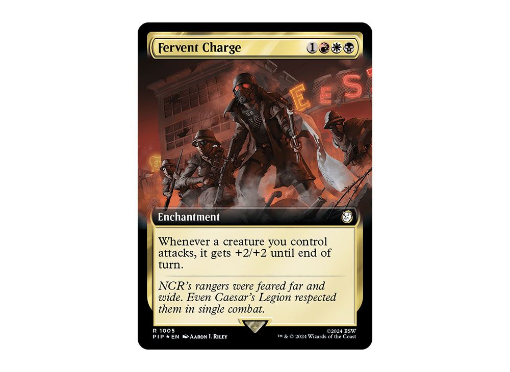 Fervent Charge R :Foil [PIP 1005] [EN](Fallout) | SNKRDUNK