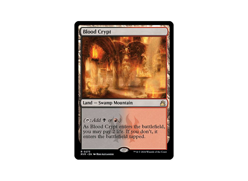 Blood Crypt R :Foil [RVR 0273] [EN](Ravnica Remastered) | SNKRDUNK