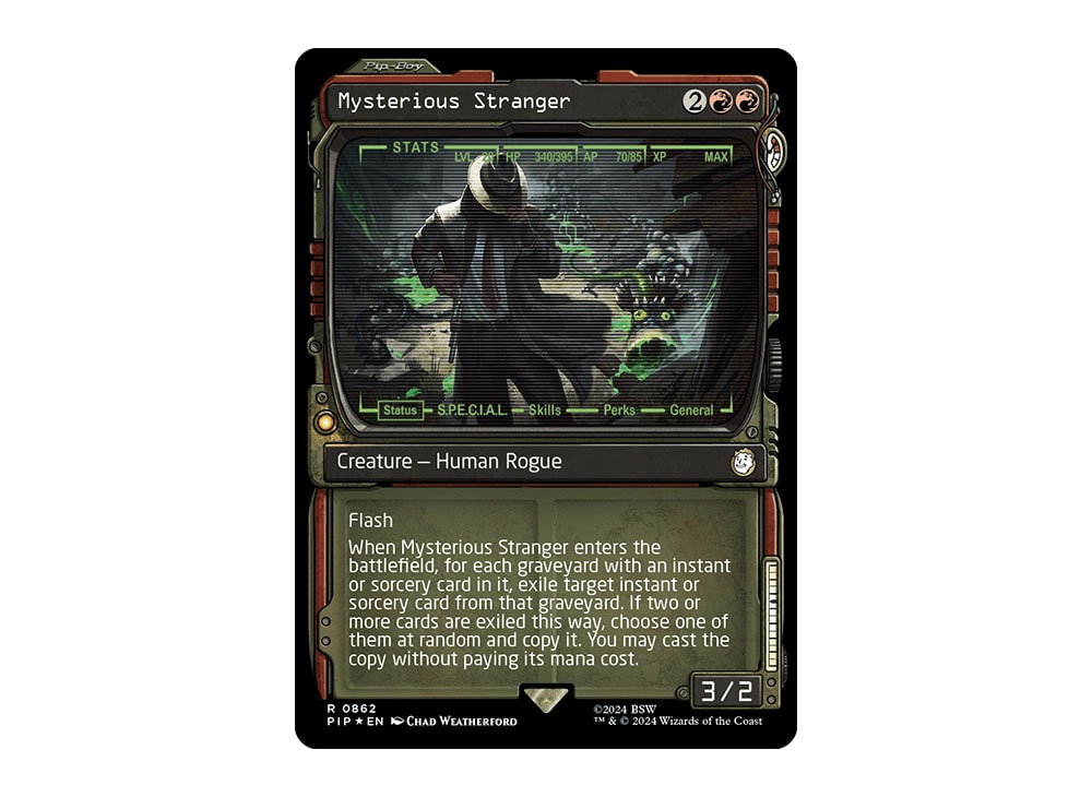 Mysterious Stranger R :Foil [PIP 0862] [EN](Fallout) | SNKRDUNK