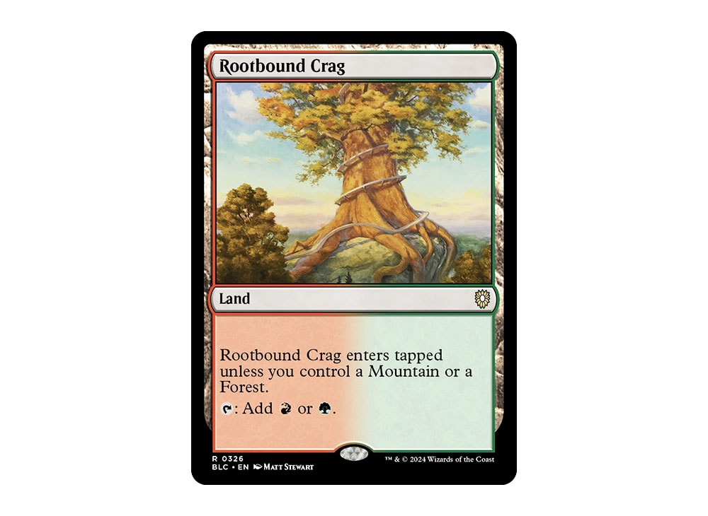 Rootbound Crag R [BLC 0326] [EN](Bloomburrow) | SNKRDUNK