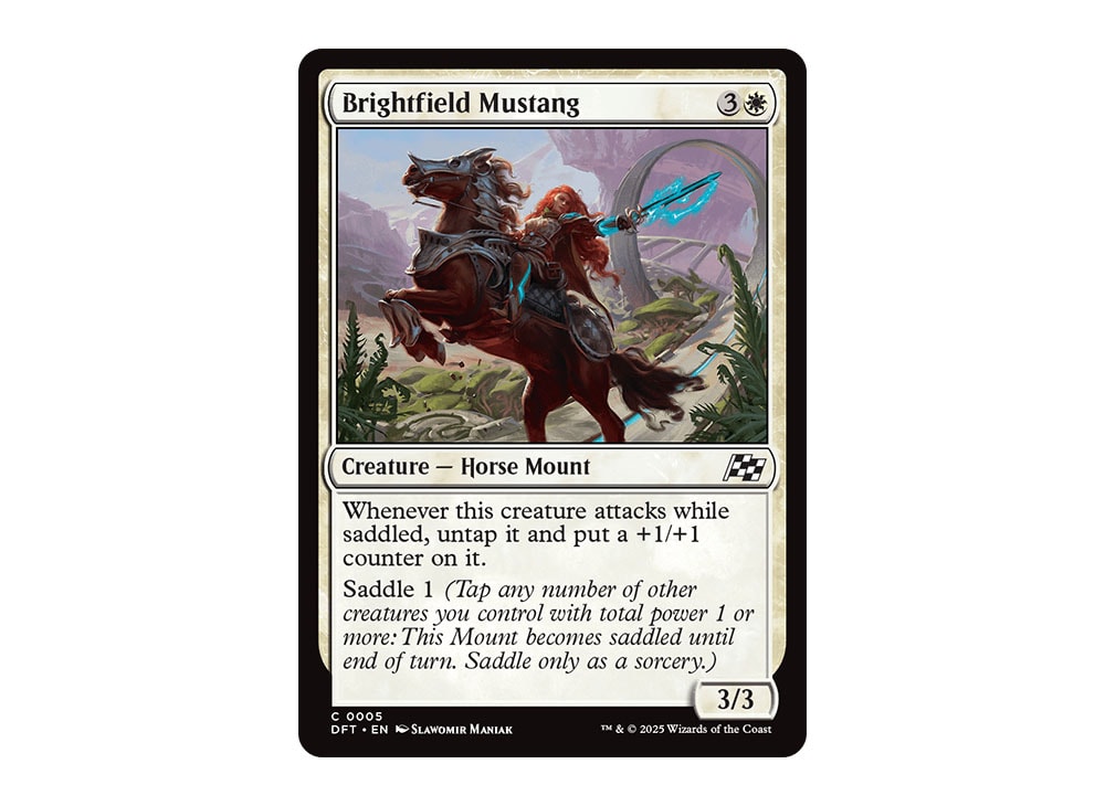 Brightfield Mustang C :Foil [DFT 0005] [EN](Aetherdrift) | SNKRDUNK