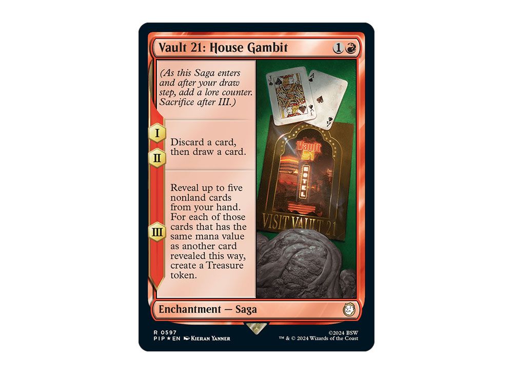 Vault 21: House Gambit R :Foil [PIP 0597] [EN](Fallout) | SNKRDUNK