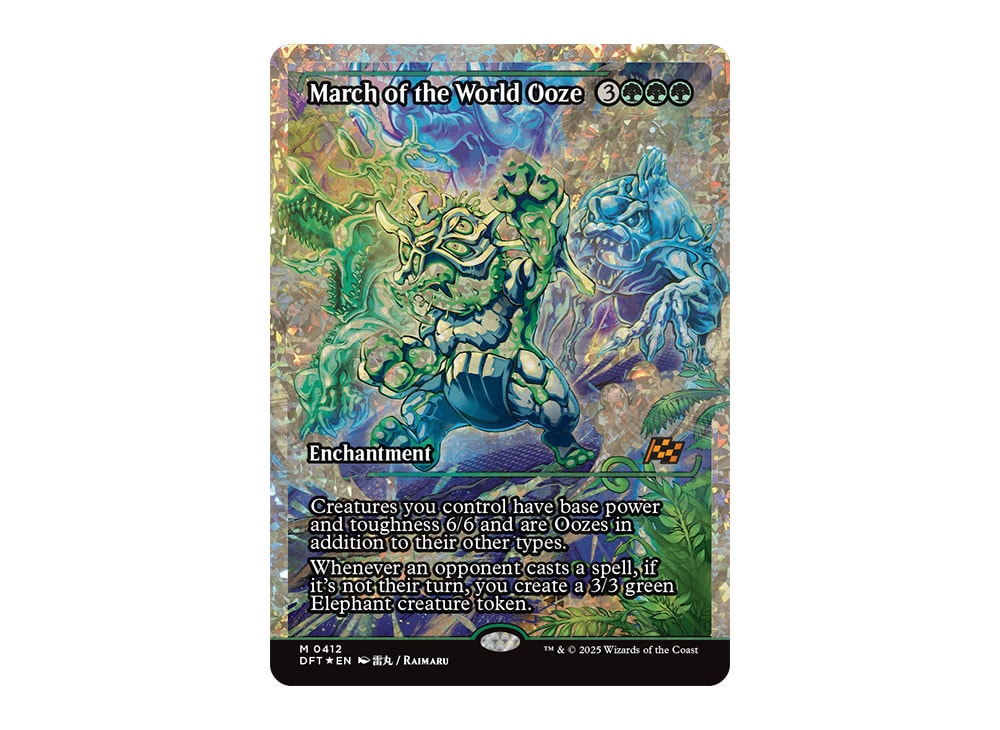 March of the World Ooze M :Foil [DFT 0412] [EN](Aetherdrift) | SNKRDUNK