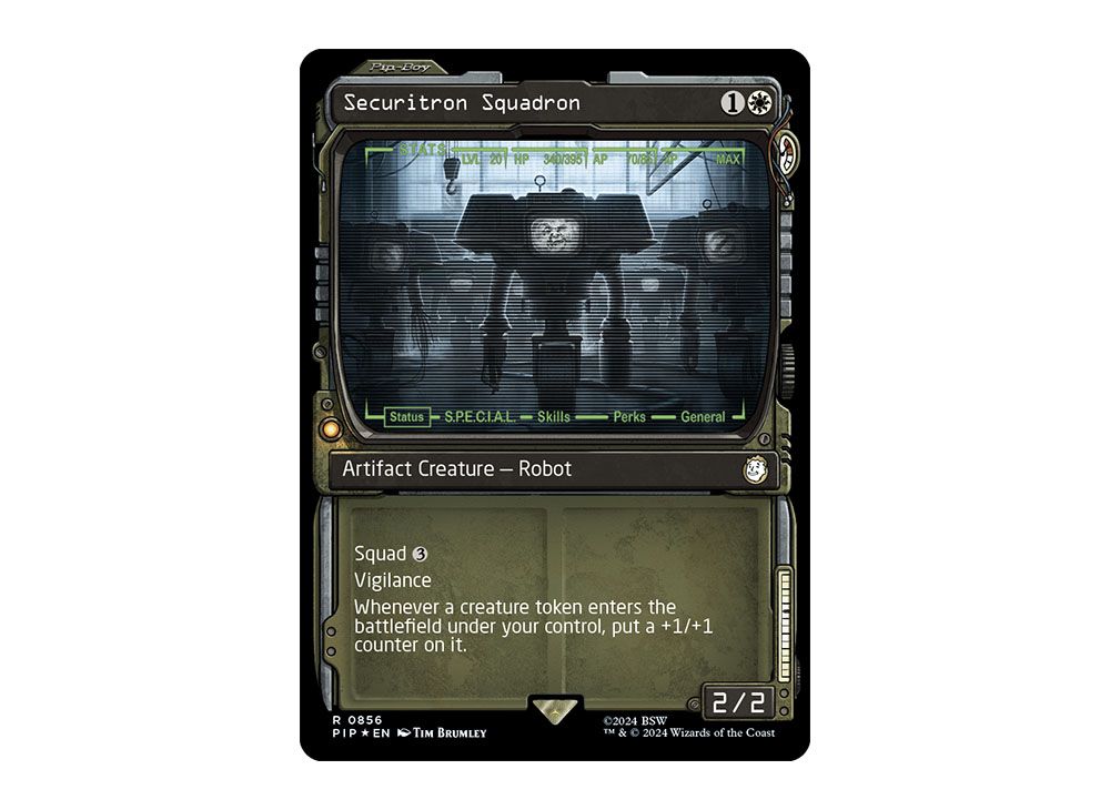 Securitron Squadron R :Foil [PIP 0856] [EN](Fallout) | SNKRDUNK