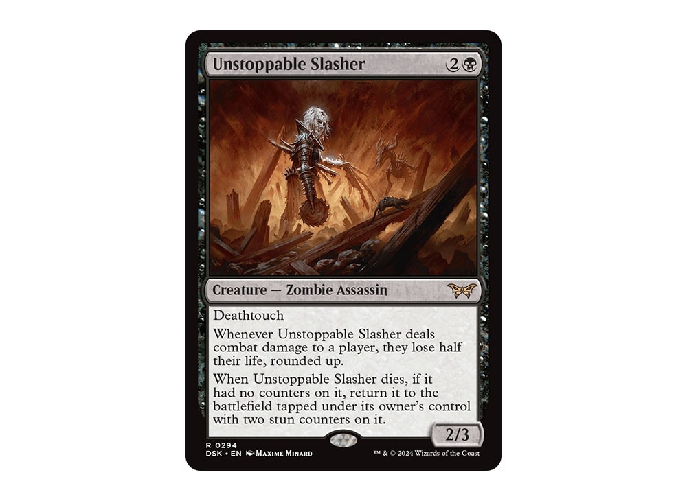 Unstoppable Slasher R :Foil [DSK 0294] [EN](Duskmourn : House of Horror ...