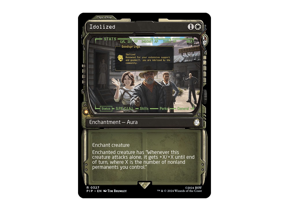 Idolized R :Foil [PIP 0327] [EN](Fallout) | SNKRDUNK