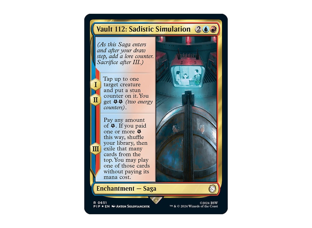 Vault 112: Sadistic Simulation R :Foil [PIP 0651] [EN](Fallout) | SNKRDUNK